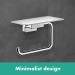 Hansgrohe Shelf Toilet Paper Holder Without Cover Chrome HNG41772000