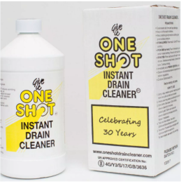 One Shot Instant Drain Cleaner - Powerful Clog Remover 377OS01N