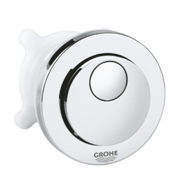 Grohe 39056 Round Dual Flush Push Button 39056000 Bathroomsuites