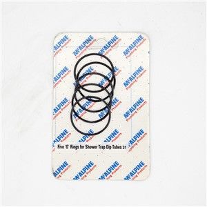 McAlpine Handipak NO.31 Shower Trap 'O' Rings x 5 CARD-31 Bathroomsuites
