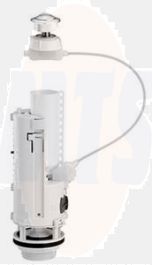 SIAMP Optima 50 Dual Flush 2 inch Outlet 320mm cable plus Chrome Button ...